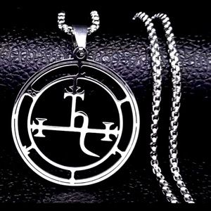 Jewelry | Lilith Sigil Silver Necklace Jewelry Witch Deity Fallen Angel ...